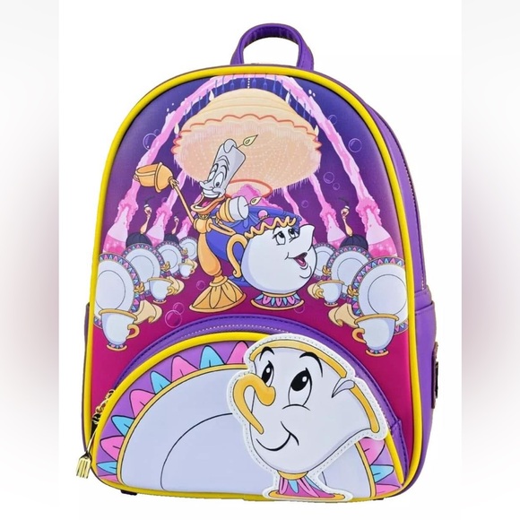 Loungefly | Bags | Loungefly Disney Beauty And The Beast Be Our Guest ...